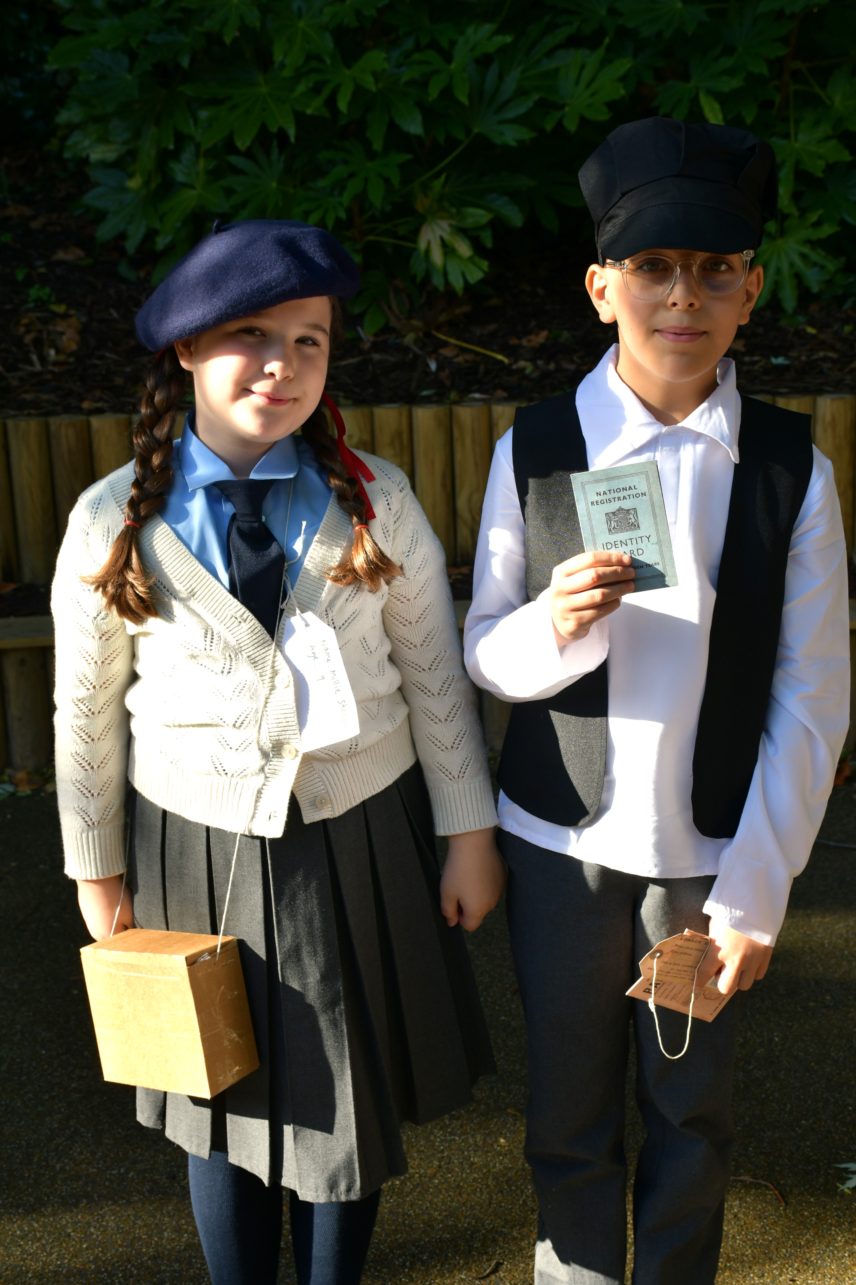 Flats Caps and Name Tags at the Ready — Thomas Jones Primary School